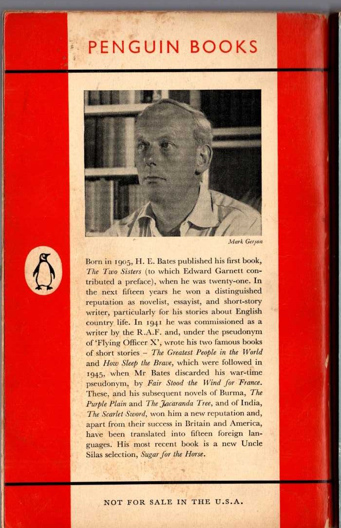 H.E. Bates FAIR STOOD THE WIND FOR FRANCE book cover scans