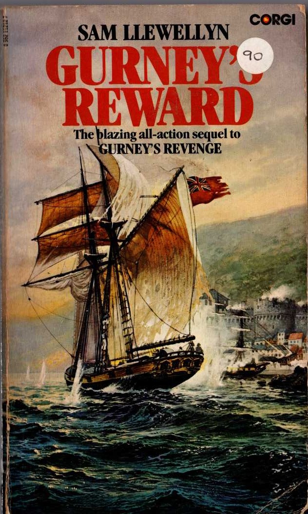 Sam Llewellyn GURNEY'S REWARD book cover scans