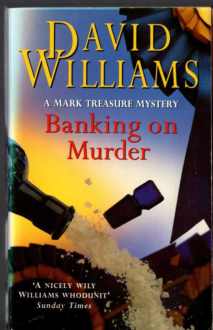 David Williams BANKING ON MURDER book cover scans